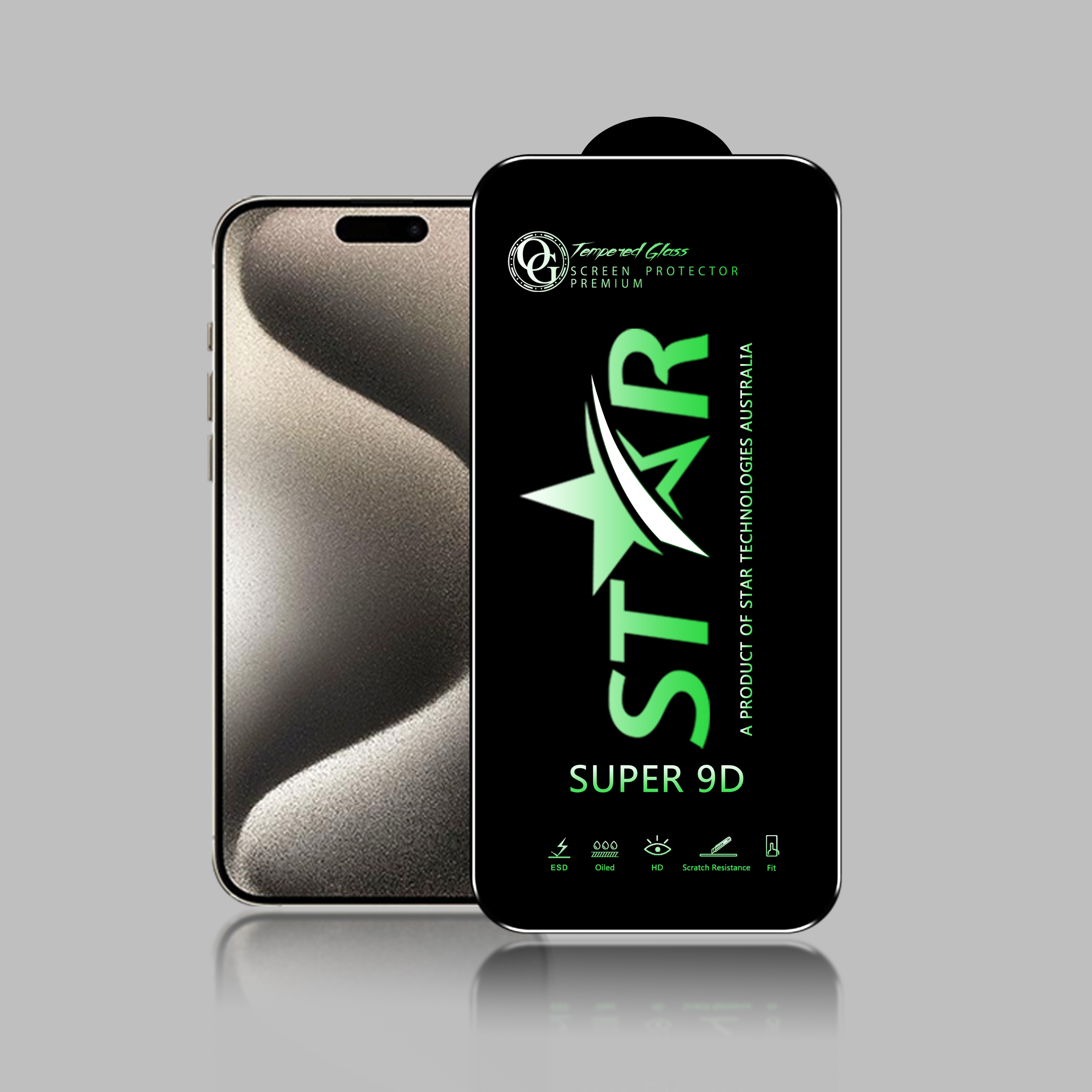 iPhone 15 Pro Star 9D Screen Protector | Mobile Palace